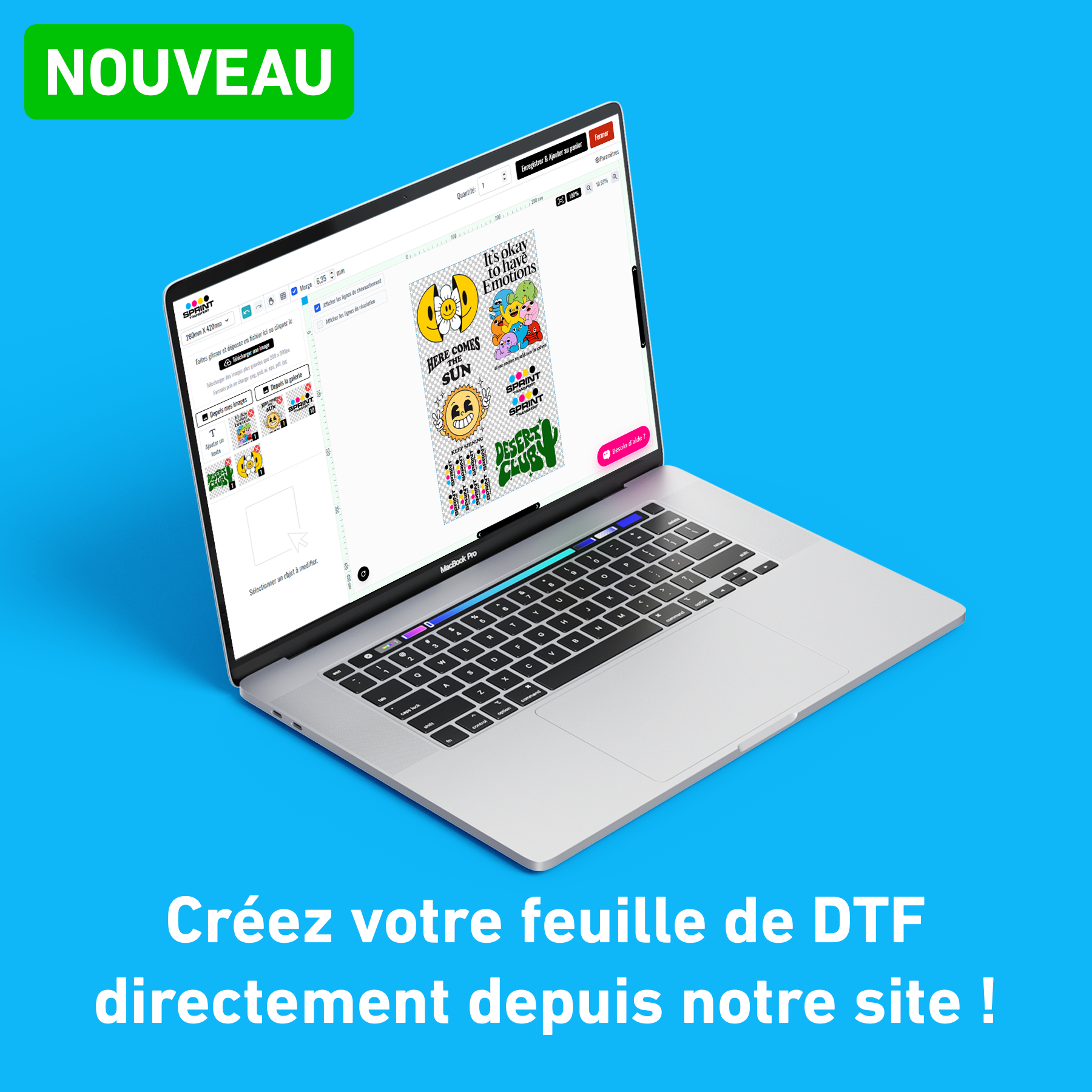 Comment fonctionne l'impression DTF : Un guide complet | Sprint Transfert